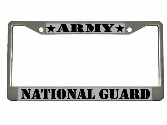 Army National Guard Design Heavy Duty Metal Car License Plate - Etsy
