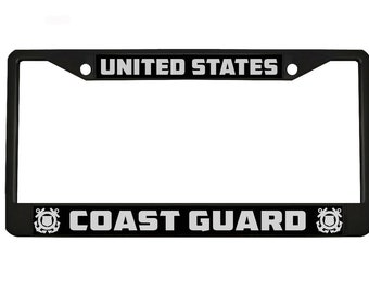 Coast Guard License Plate Frame - Etsy