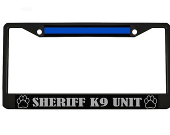K9 Unit License Plate Frame - Etsy