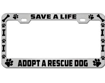 Animal Rescue License Plate - Etsy