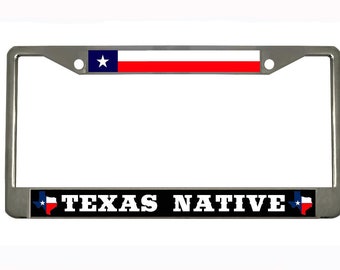 Native License Plate Frame - Etsy
