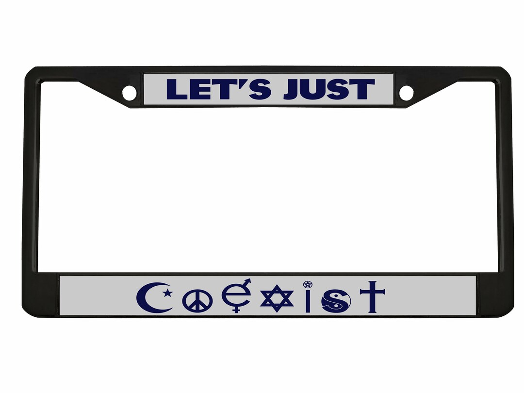 Let's Just Coexist Religious Style Heavy Duty Metal - Etsy