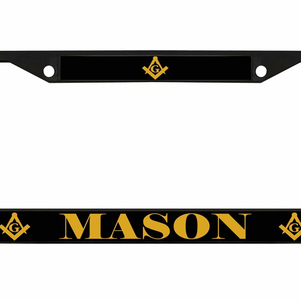 Masonic License Plate Frame - Etsy