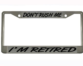 Rush License Plate Frame - Etsy