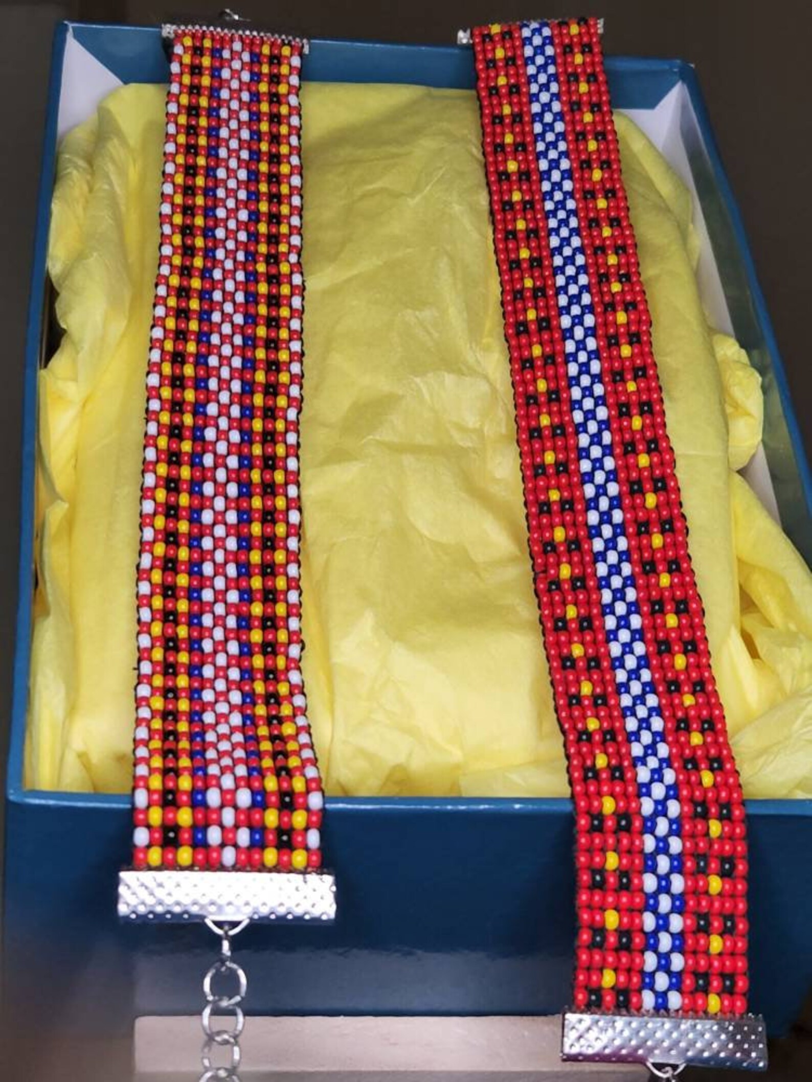 Métis Sash Inspired Bracelets, Come in Two Styles With the Option of ...