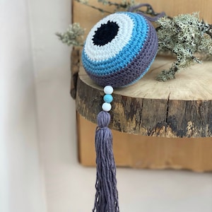 Evil Eye Crochet Pattern, Evil Eye Charm Pattern, Easy Crochet Pattern, Pattern for Crochet Evil ...