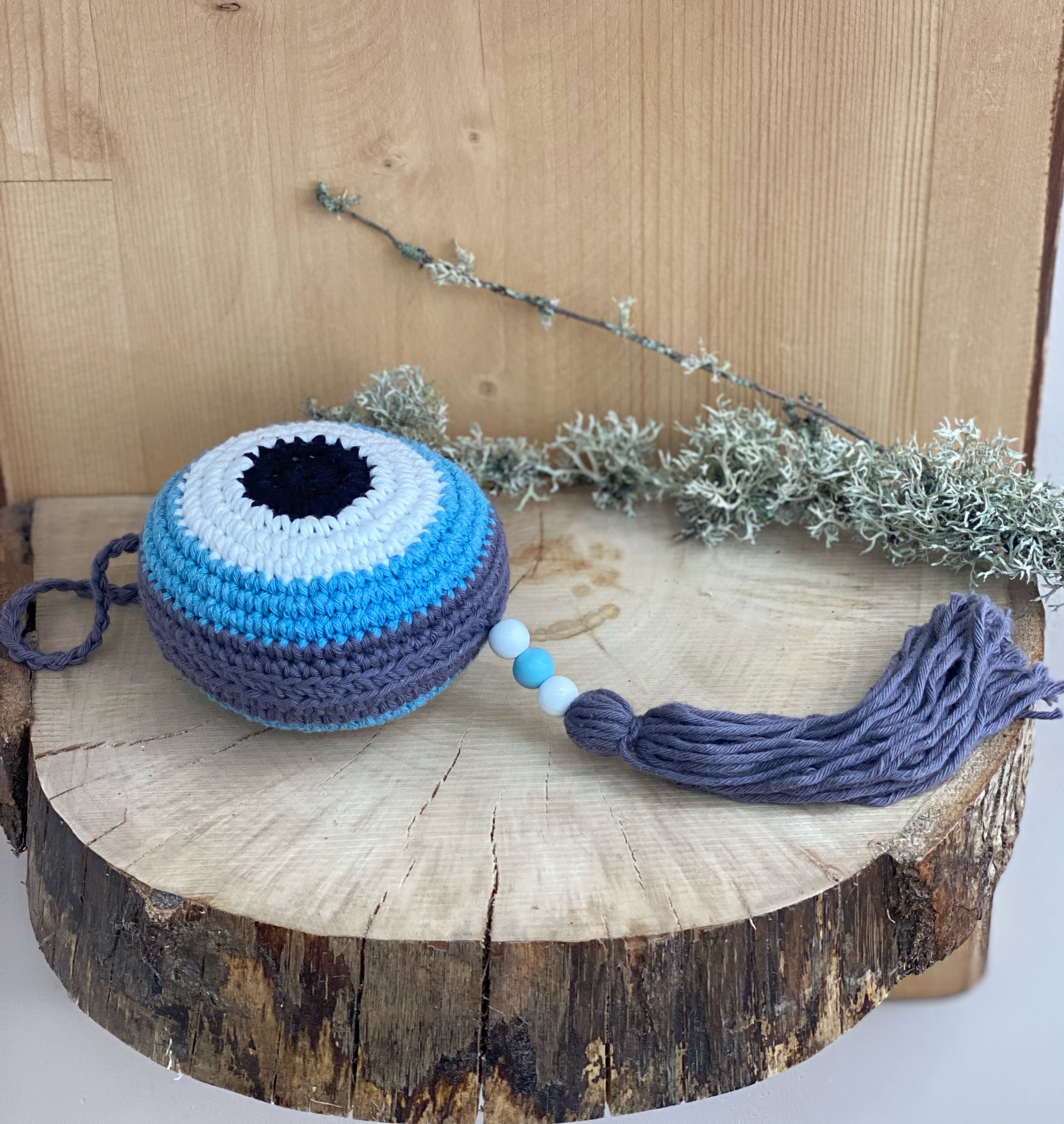 Evil Eye Crochet Pattern Evil Eye Charm Pattern Easy Crochet - Etsy