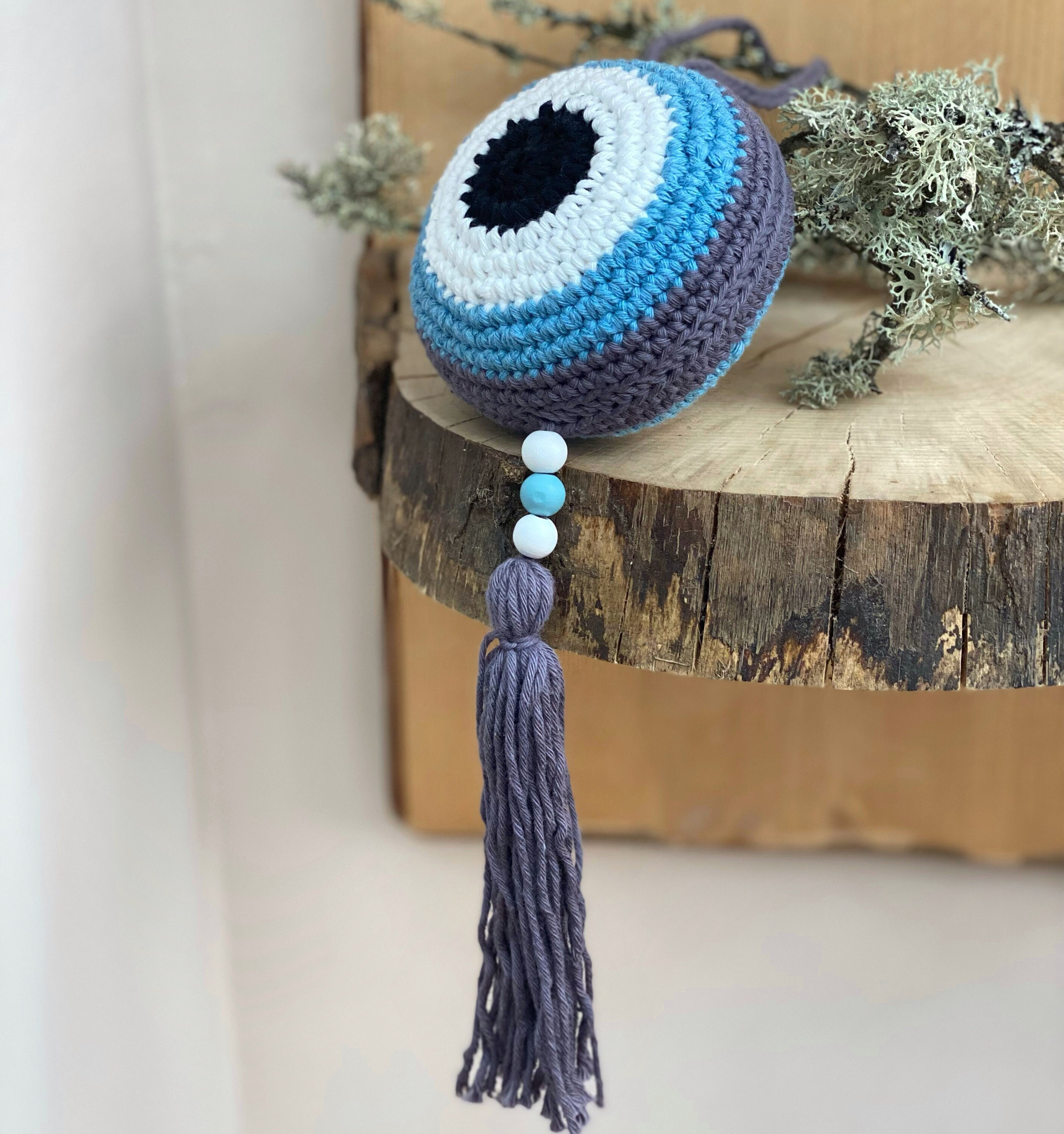 Evil Eye Crochet Pattern Evil Eye Charm Pattern Easy Crochet - Etsy