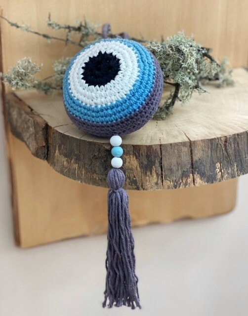Evil Eye Crochet Pattern Evil Eye Charm Pattern Easy Crochet - Etsy