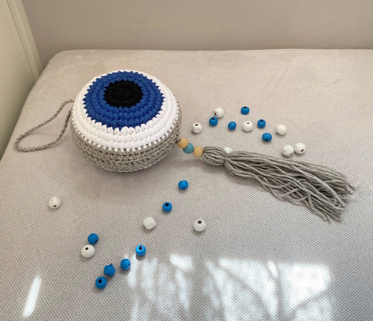 Evil Eye Crochet Pattern, Evil Eye Charm Pattern, Easy Crochet Pattern ...