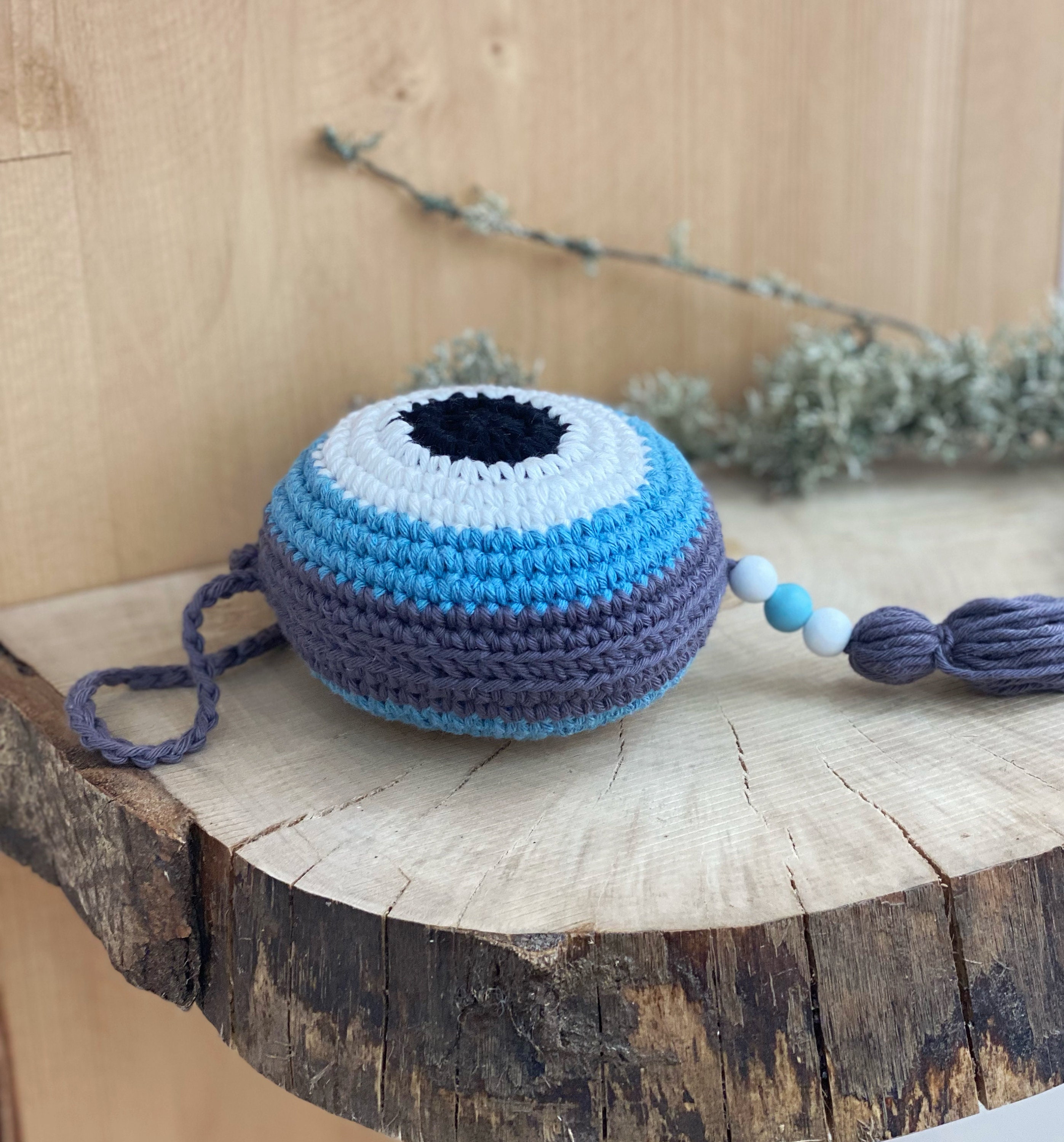Evil Eye Crochet Pattern Evil Eye Charm Pattern Easy Crochet - Etsy
