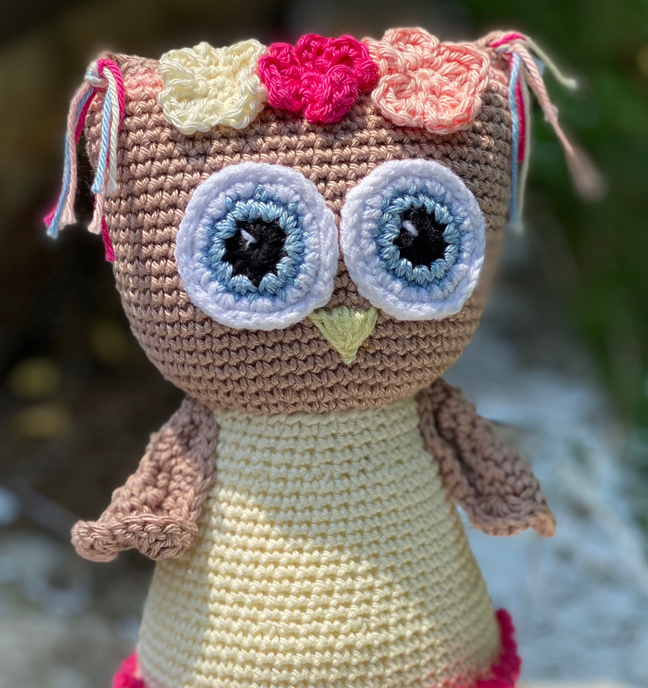 Owl Crochet Pattern, Stuffed Owl Plush, Scrappy Owl, Bird Crochet ...