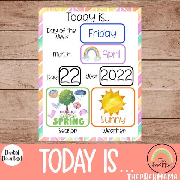 Circle Calendar With Date - Etsy