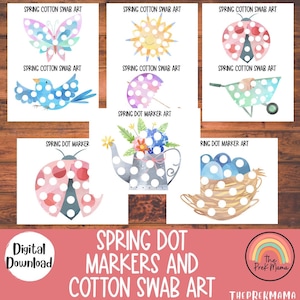Spring Dot Markers, Preschool Worksheets, Preschool Printable ...