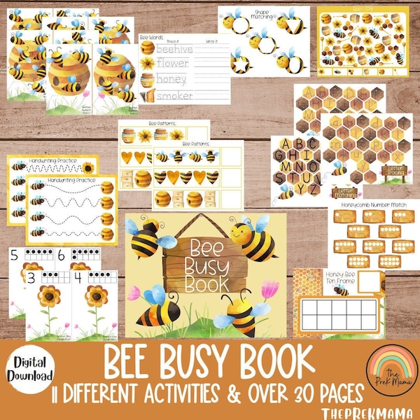 Toddler Busy Book - Etsy