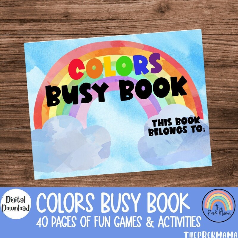 Toddler Busy Book - Etsy