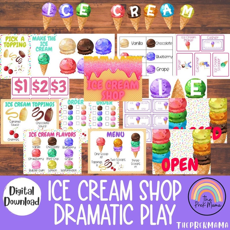 Ice Cream Shop Dramatic - Etsy