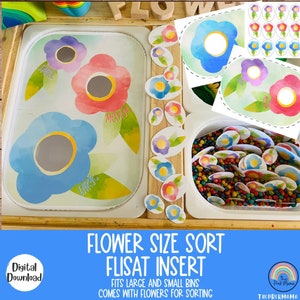 Flower Size Sort Flisat Inserts, Flisat Table, Flisat Insert Printable ...