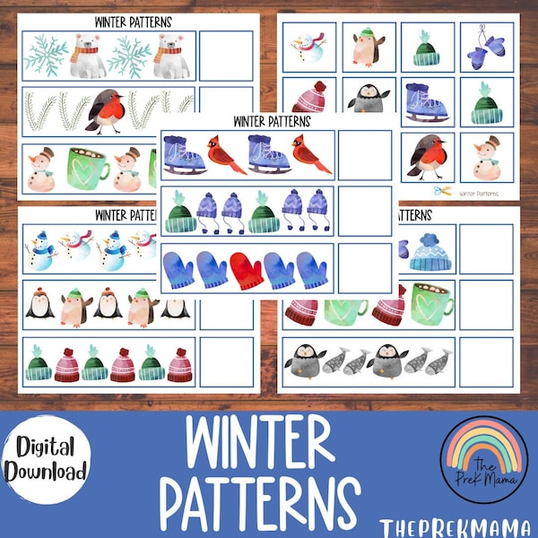 Winter Preschool - Etsy