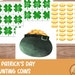 St. Patrick's Day Counting Coins Preschool Worksheet | Etsy