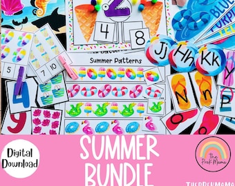 Summer Math Puzzles, Preschool Worksheet, Preschool Printable ...