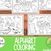Animal Alphabet Flash Cards, Alphabet Watercolor Flashcards, Preschool ...