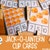 Jack-o-lantern Count and Clip Cards, Preschool Printable, Preschool ...