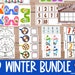 Winter Ten Frame, Winter Math, Winter Preschool Printable, Homeschool ...
