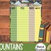 Reading Log Mountains, Kids Reading Log, Children's Reading Chart ...