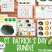 St Patrick's Day Bundle, Preschool Busy Book Pages, Preschool Printable ...