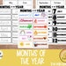 Months of the Year Circle Time Preschool Curriculum - Etsy
