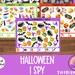 Halloween I Spy, Preschool Game, Halloween Preschool Printable ...