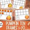 Fall Pumpkin Count and Clip Cards: Preschool Math (PDF Download) - Etsy