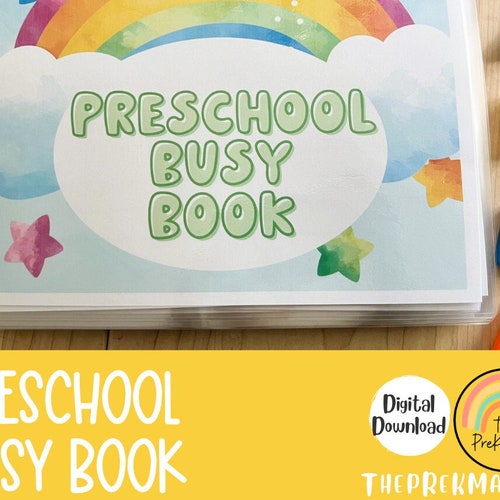 Preschool Busy Book Printable Toddler Learning Binder - Etsy