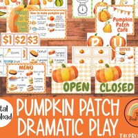 Pumpkin Patch Dramatic Play Printable, Imaginative Play Printable ...