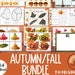 Thanksgiving Preschool Packet, Preschool Worksheets, Fall Activity for ...
