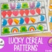 Lucky Cereal Patterns, Preschool Curriculum, Preschool Printable ...