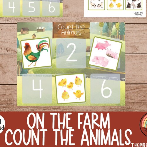 FARM Patterns Montessori Toddler Printable Preschool - Etsy