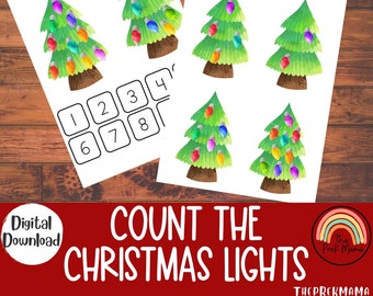 Homeschool Printables Pre-k-toddler Learning Christmas - Etsy