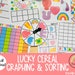 Lucky Cereal Counting and Sorting, Preschool Printable, Homeschool ...