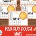 Pizza Play Dough Mats Play Doh Mats Toddler Activities - Etsy