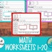 Number Posters, Math Activity, Preschool Printable Preschool Math ...