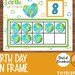 Earth Day Ten Frame Preschool Worksheet Preschool Printable - Etsy