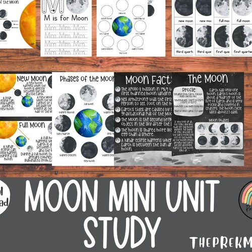 Outer Space Unit Study Homeschool Learning Materials - Etsy