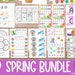 Spring Bundle, Preschool Printable, Spring Pintables, Spring Theme ...