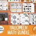 Halloween Math Bundle, Halloween Math, Halloween Preschool Printable ...