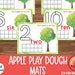 Apple Tree Play Dough Mats, Play Doh Mats, Toddler Activities ...