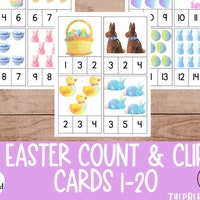 Printable Easter Preschool Activity Bundle - Etsy
