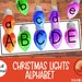 Christmas Lights Alphabet Match Christmas Preschool - Etsy
