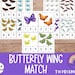 Butterfly Ten Frame, Numbers 1-10 Count and Match, Montessori Printable ...